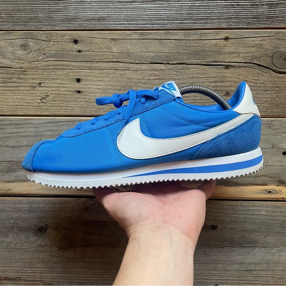 Nike | Shoes | Men Nike Cortez Nylon Signal Blue Shoes Sneakers | Poshmark